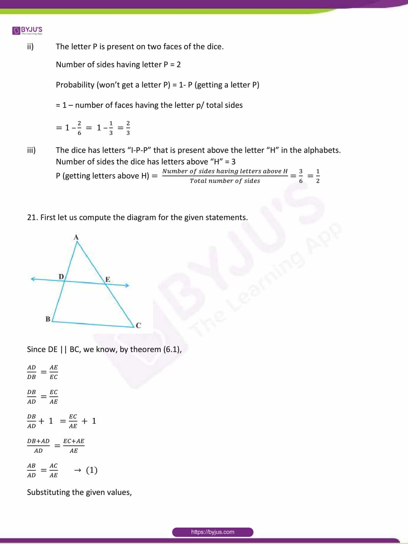 CBSE Class 10 Maths Sample Paper Set 1 Solution Free PDF