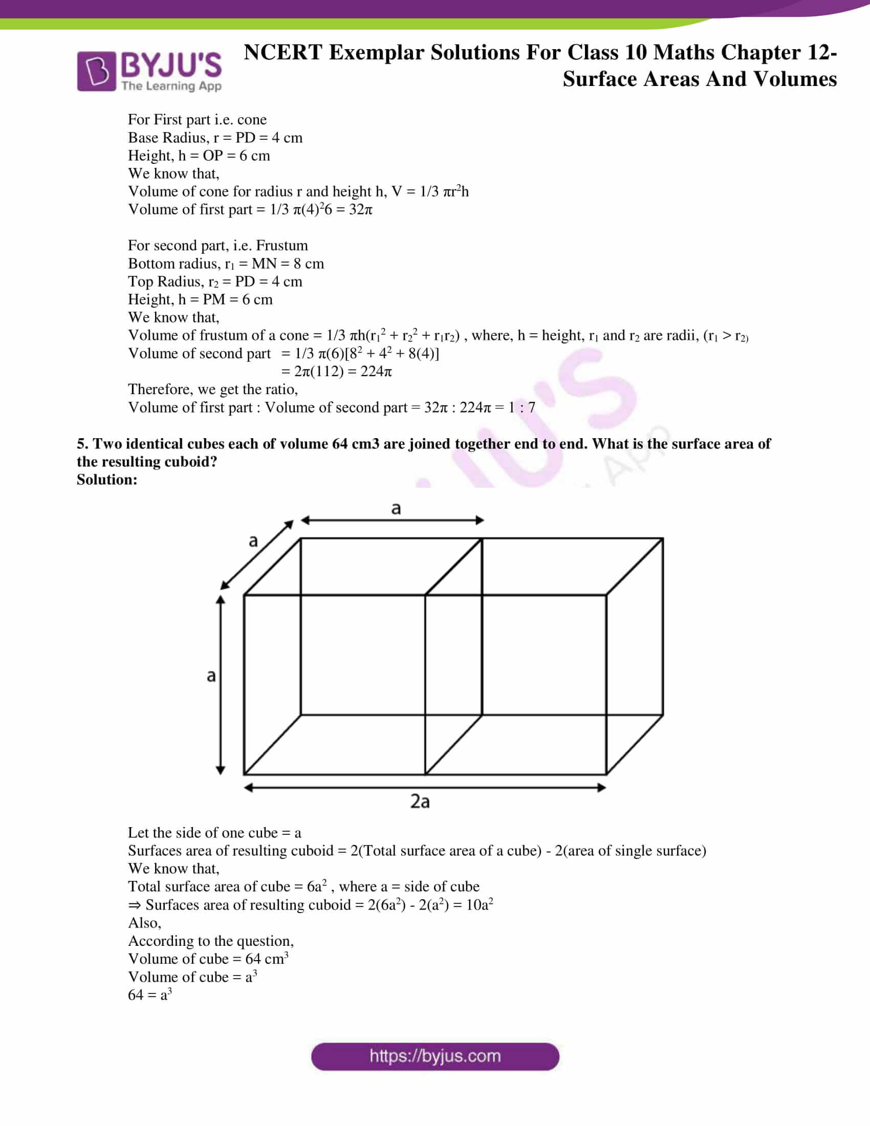 NCERT Exemplar Class 10 Maths Solutions Chapter 12 NCERT Exemplar Class 10 Maths Solutions Chapter 12
