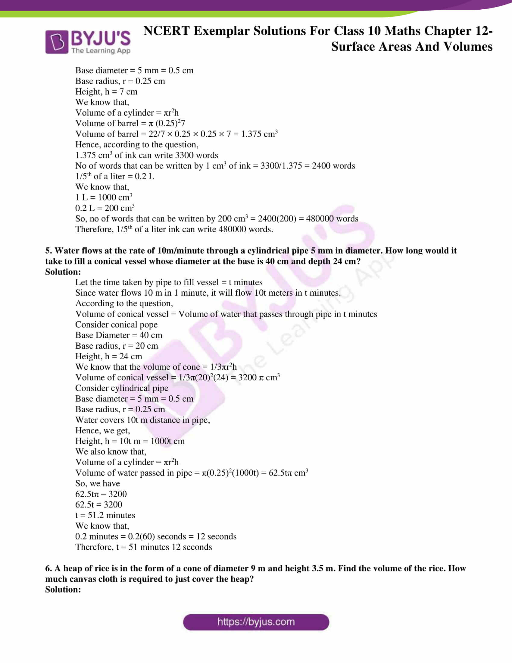 NCERT Exemplar Class 10 Maths Solutions Chapter 12