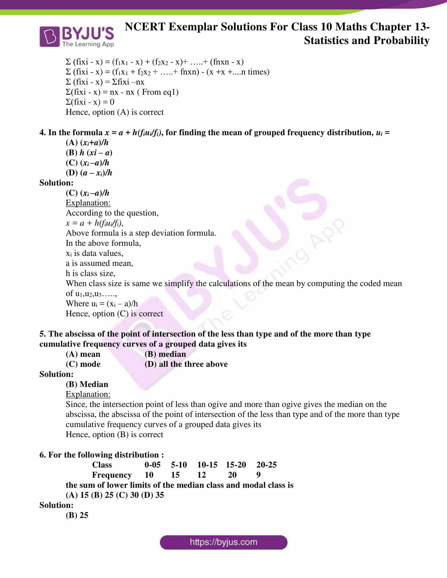 NCERT Exemplar Class 10 Maths Solutions Chapter 13