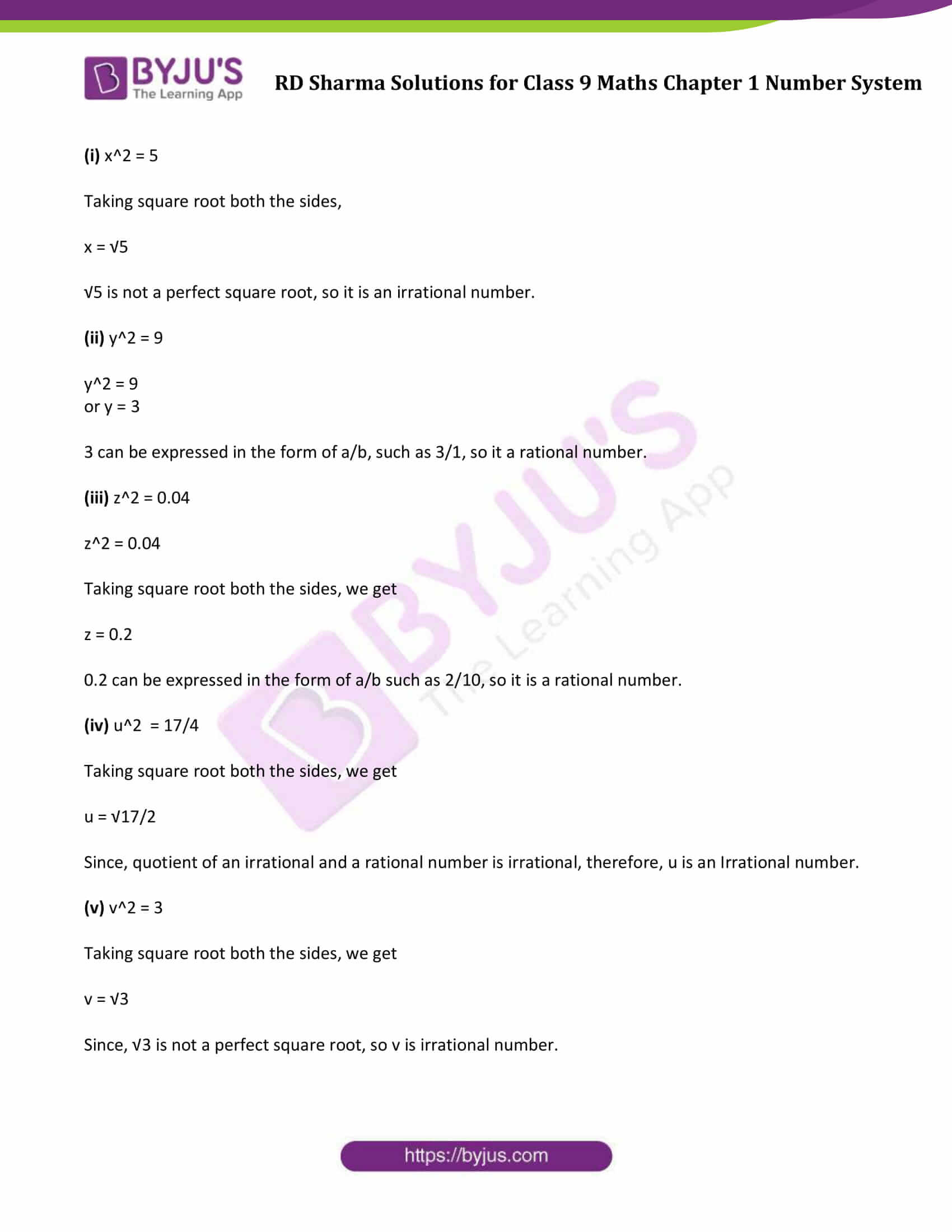 RD Sharma Class 9 Chapter 1 Number System Updated For 2023 2024