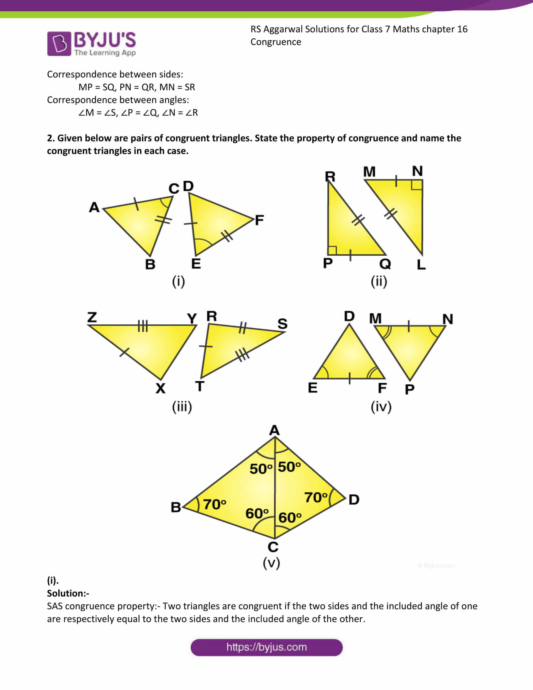 Download Free PDF Of RS Aggarwal Solutions For Class 7 Maths Chapter 16 Download Free PDF Of RS Aggarwal Solutions For Class 7 Maths Chapter 16