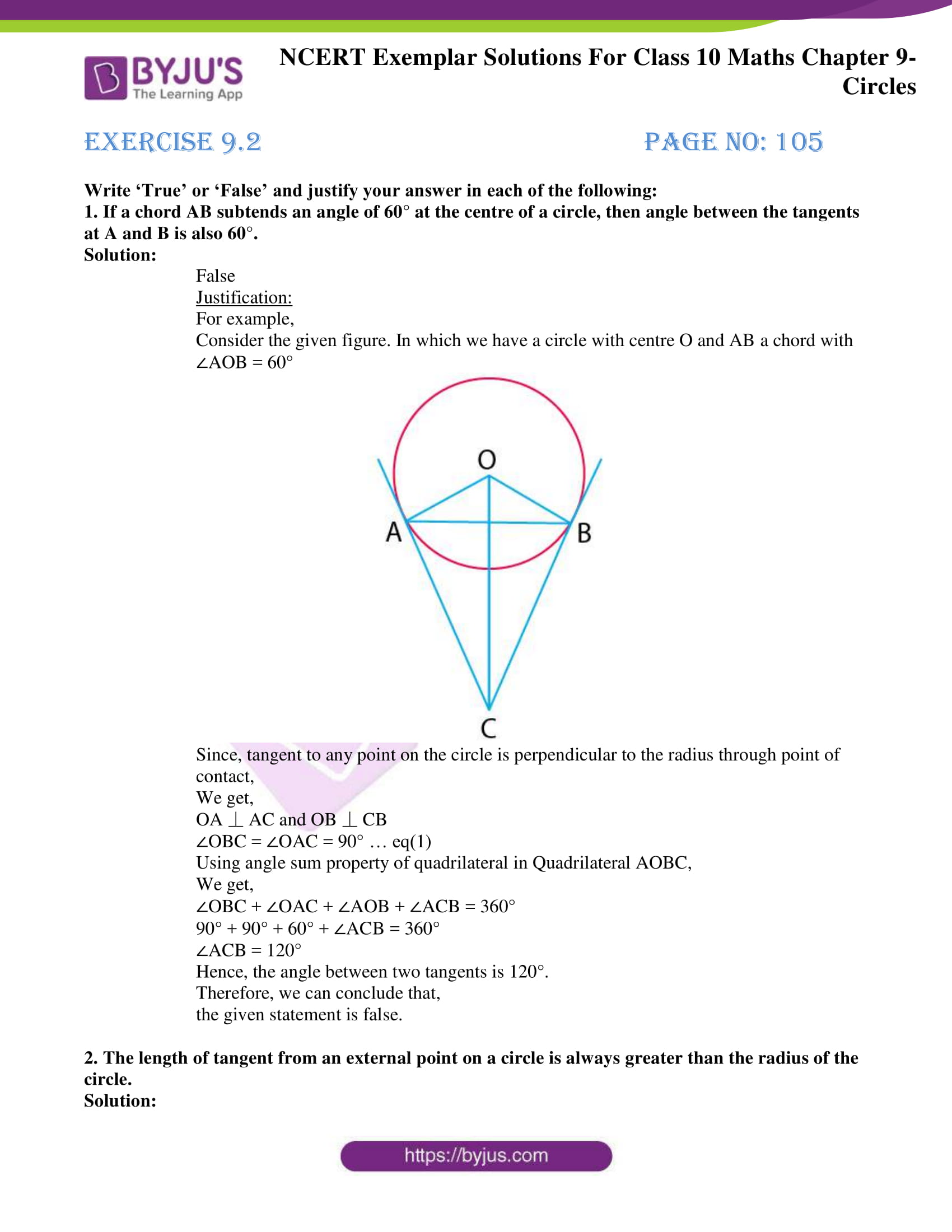 NCERT Exemplar Class 10 Maths Solutions Chapter 9 NCERT Exemplar Class 10 Maths Solutions Chapter 9