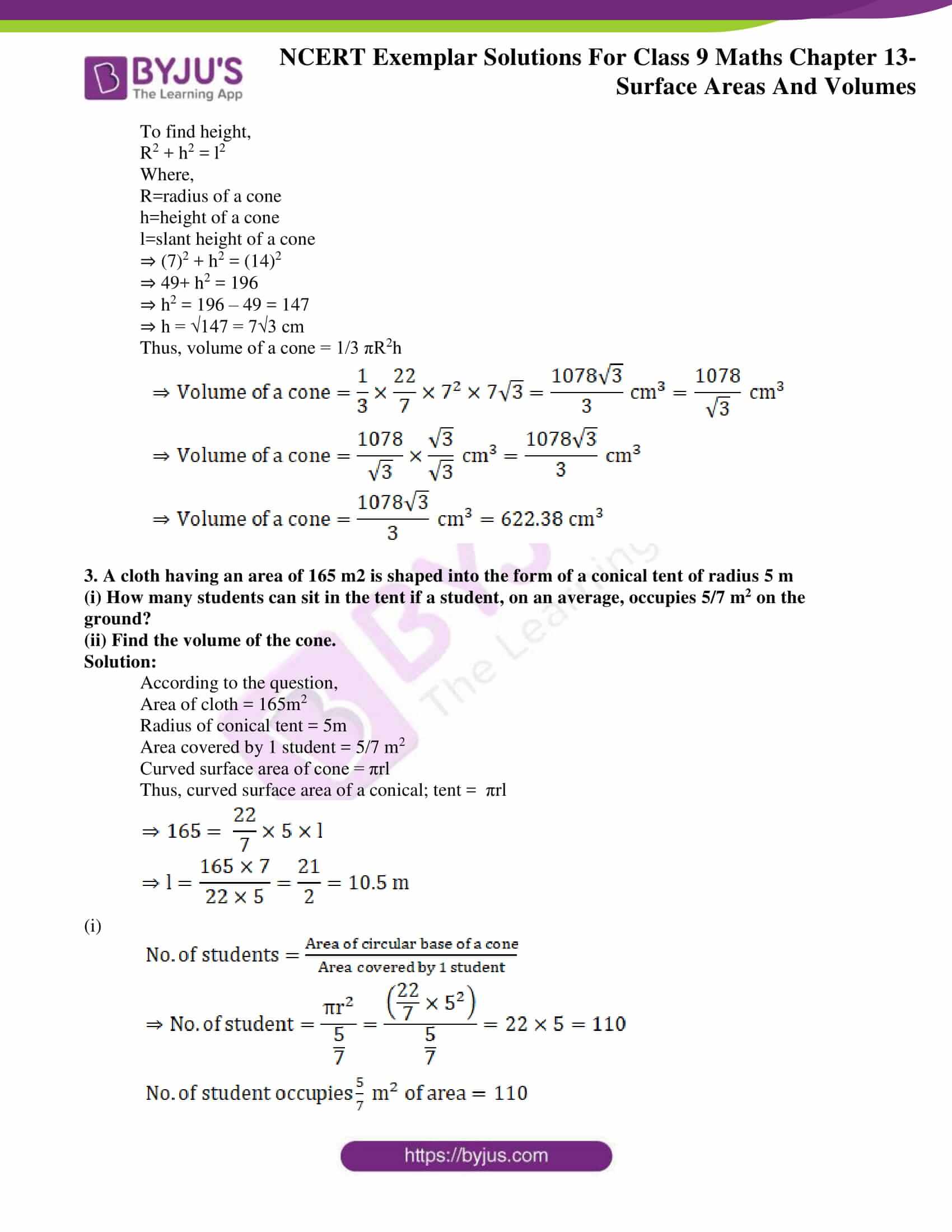 NCERT Exemplar Class 9 Maths Chapter 13 Solutions Free PDF 