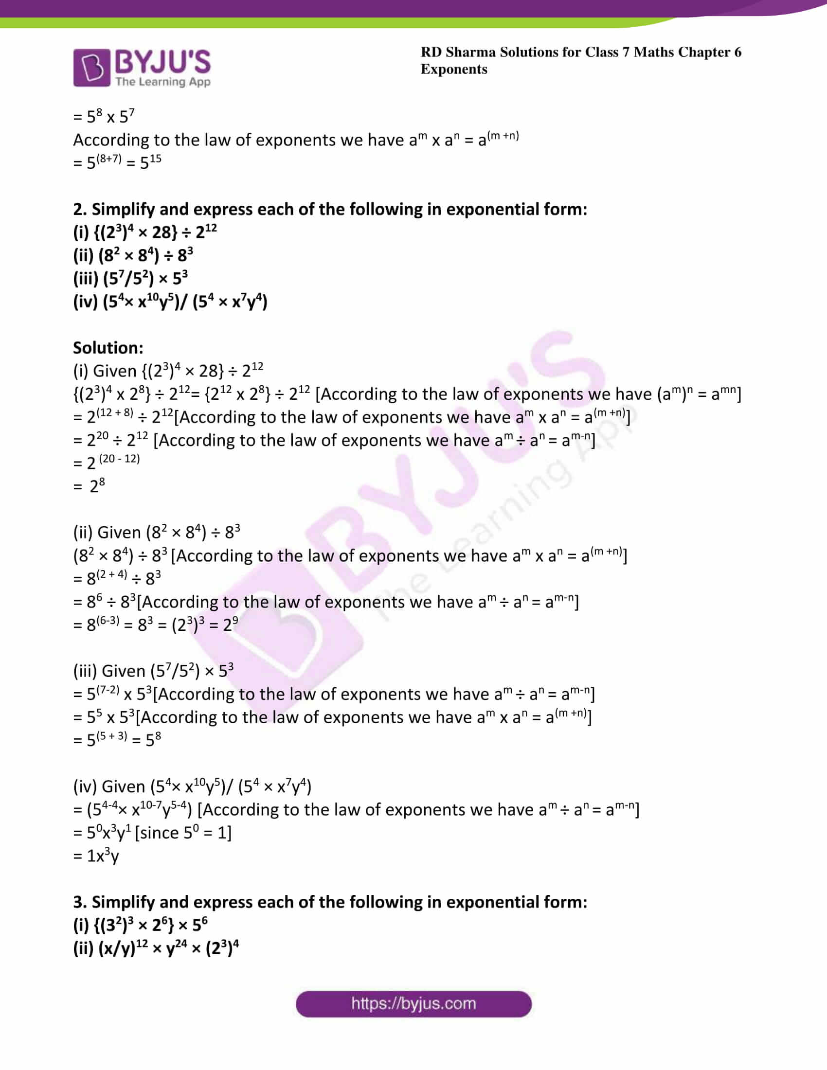 RD Sharma Solutions For Class 7 Maths Chapter 6 Exponents Exercise rd-sharma-solutions-for-class-7-maths-chapter-6-exponents-exercise