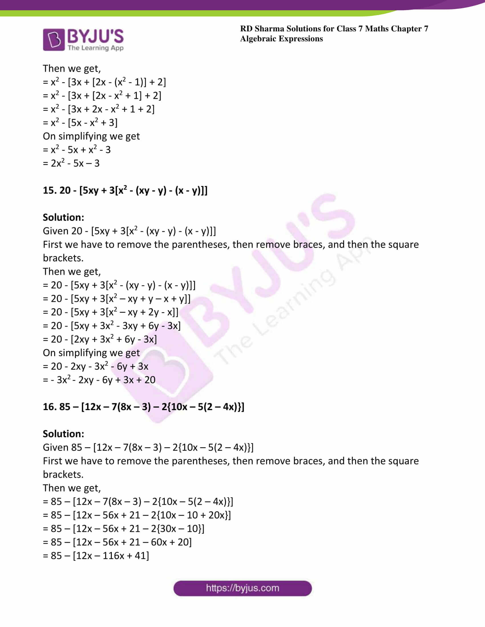 5 3 x 2 x 7 8x 1 5 x 20 E START 