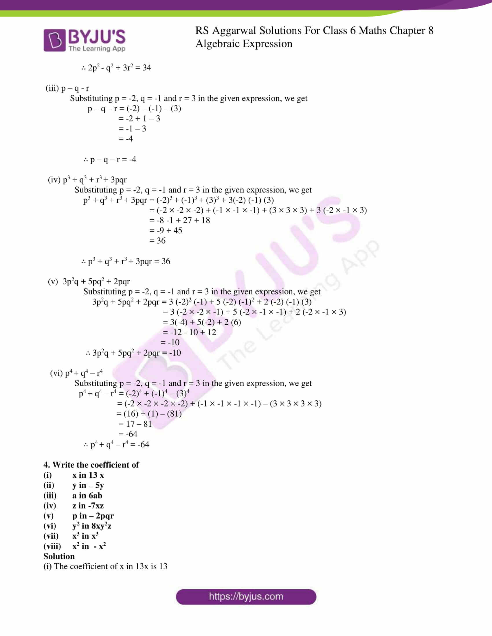 RS Aggarwal Solutions For Class 6 Chapter 8 Algebraic Expressions Free rs-aggarwal-solutions-for-class-6-chapter-8-algebraic-expressions-free