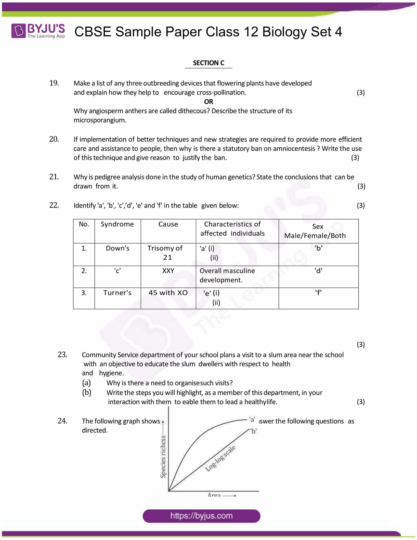 Sample Question Paper Biology Class 12 Cbse Examples Papers Gambaran Sample Question Paper Biology Class 12 Cbse Examples Papers Gambaran