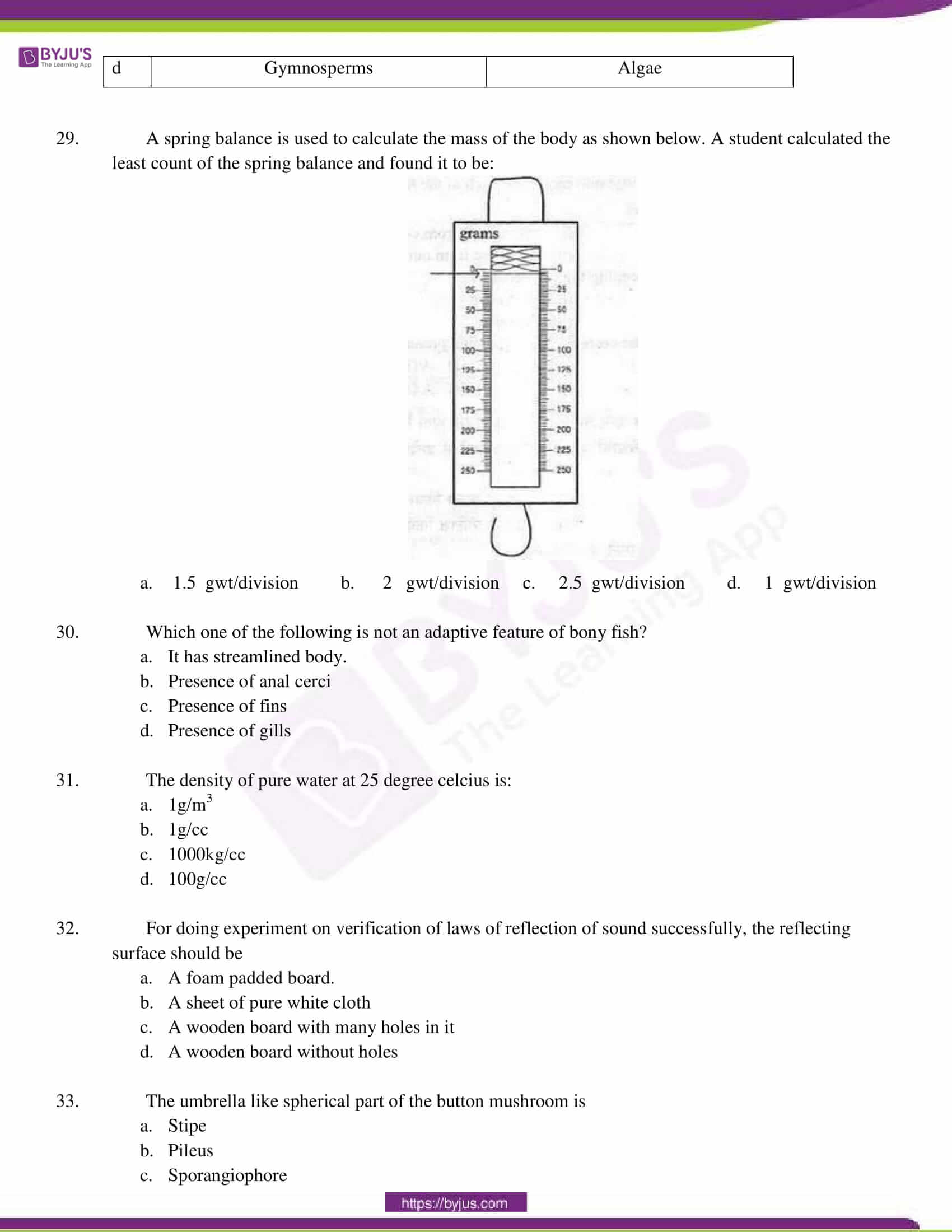 CBSE Sample Paper Class 9 Science Set 5 Download PDF 