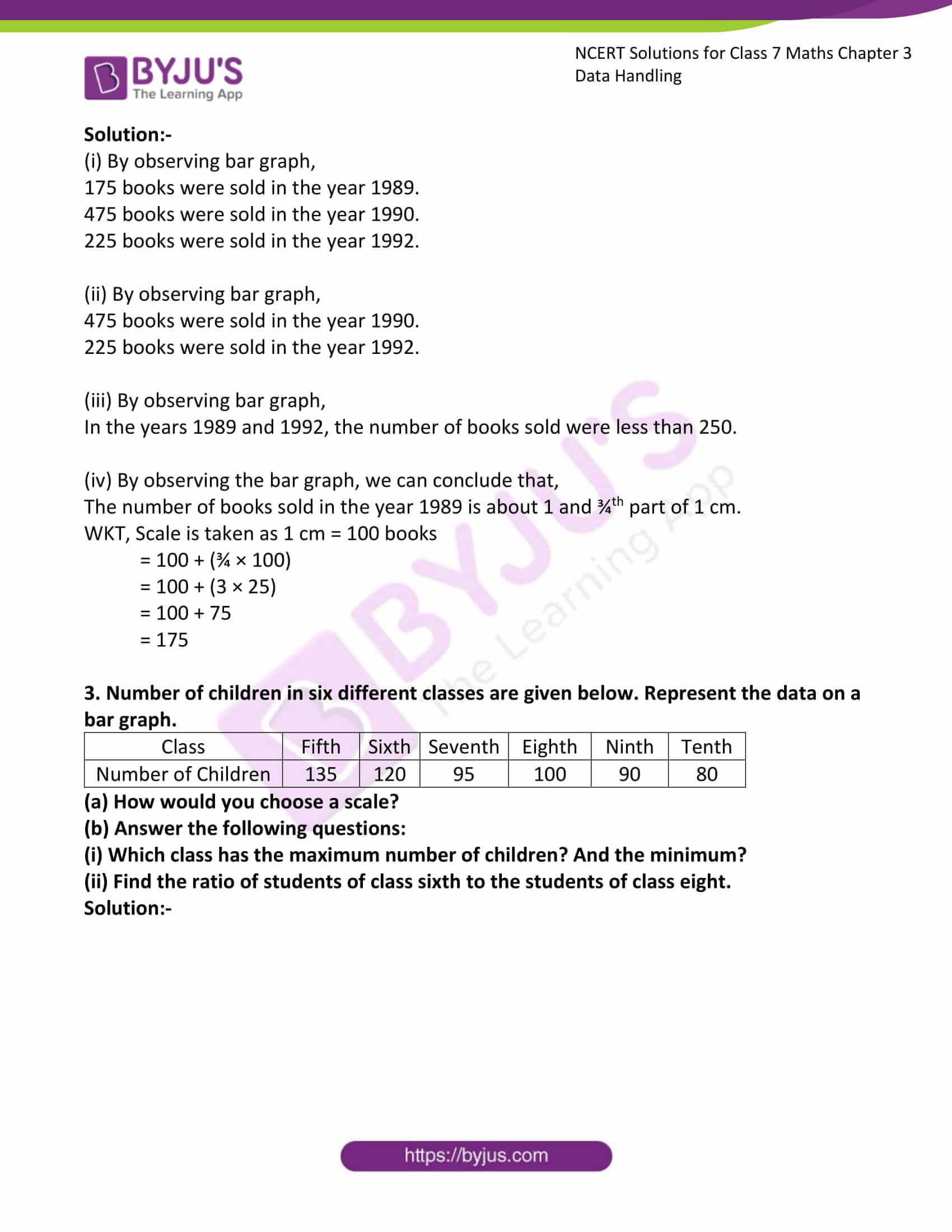 NCERT Solutions For Class 7 Maths Exercise 3 3 Chapter 3 Data Handling NCERT Solutions For Class 7 Maths Exercise 3 3 Chapter 3 Data Handling