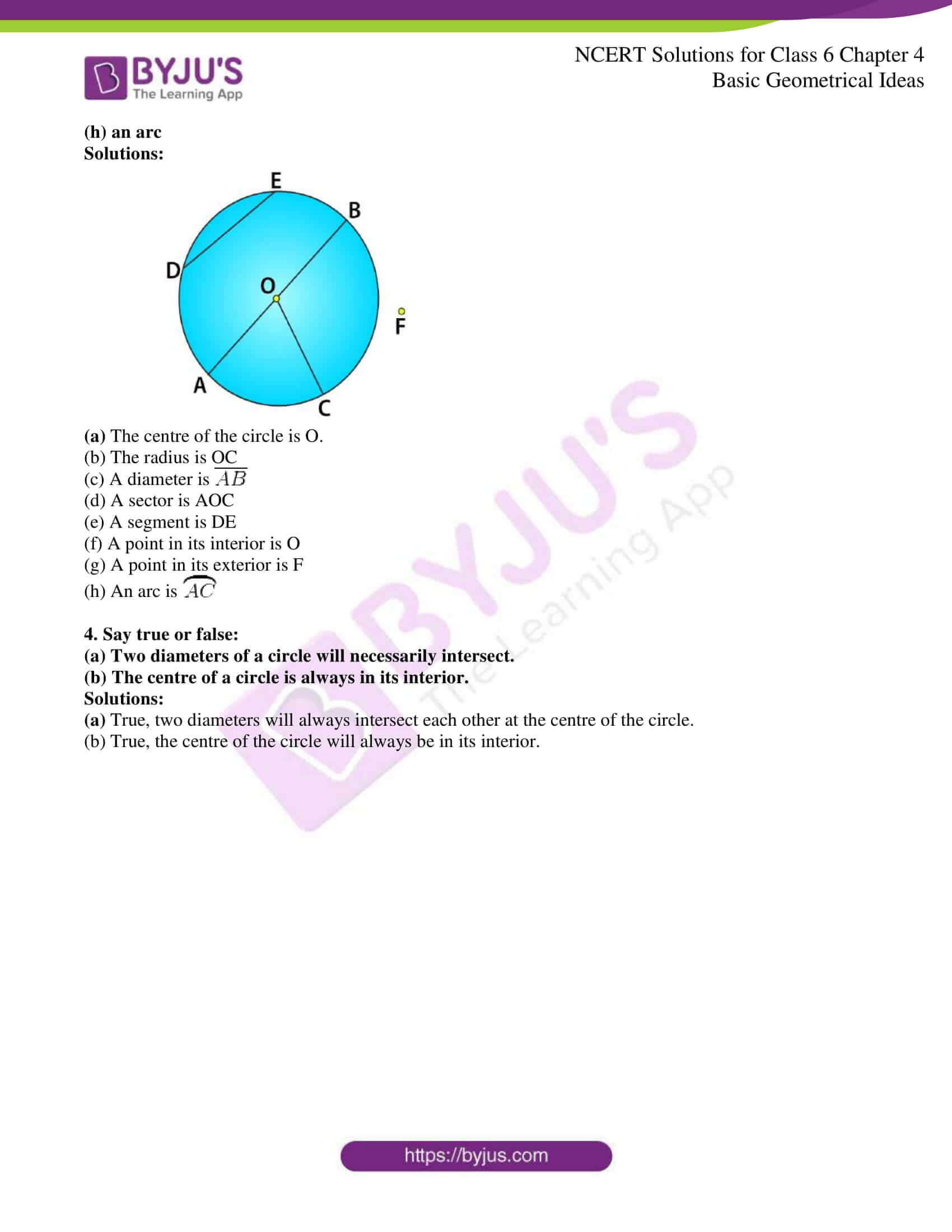 NCERT Solutions For Class 6 Maths Exercise 4 6 Chapter 4 Basic