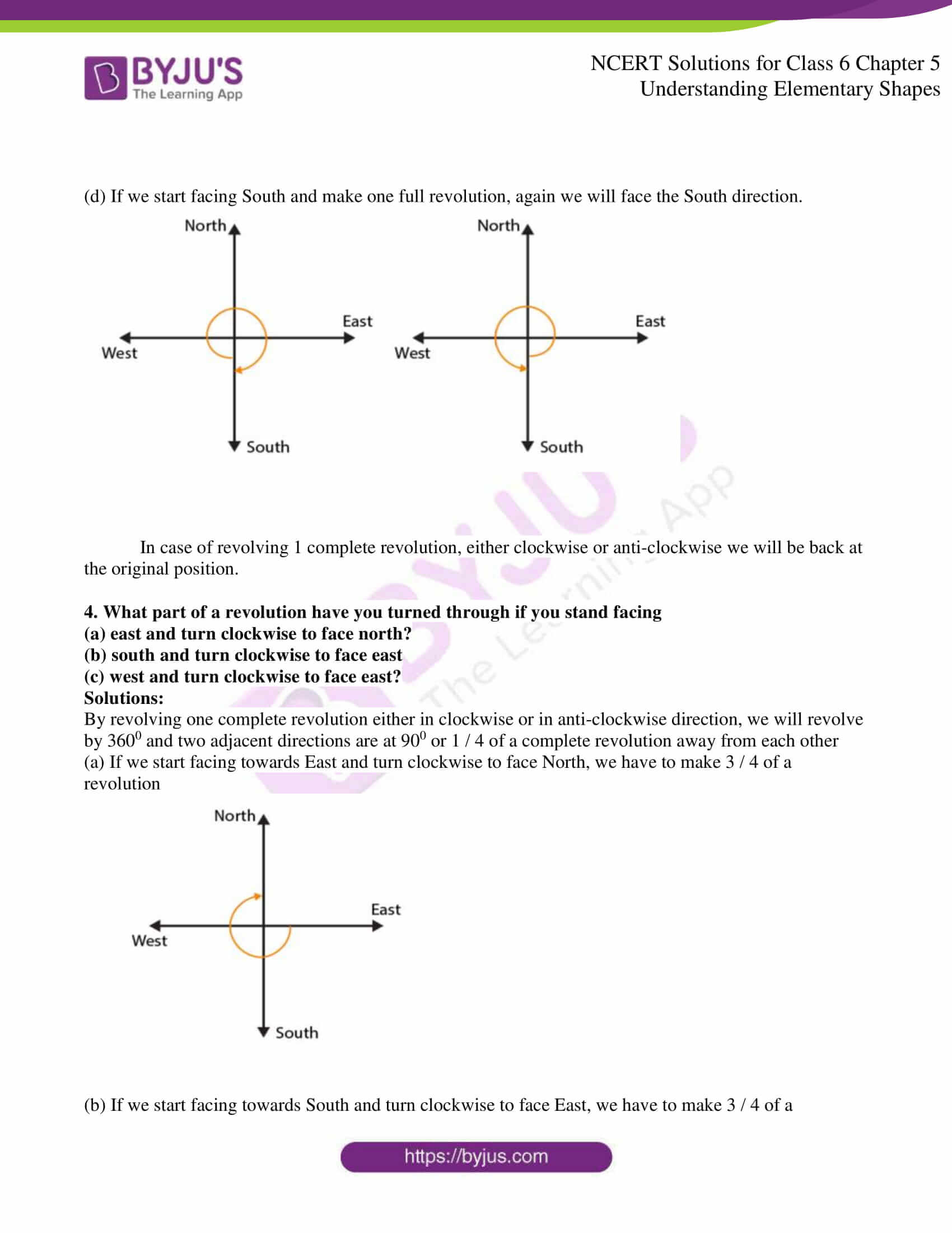 NCERT Solutions Class 6 Maths Chapter 5 Understanding Elementary Shapes ...
