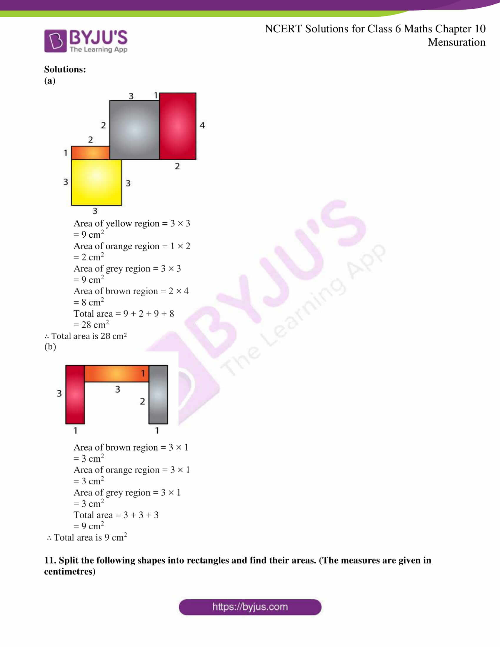 NCERT Solutions Class 6 Maths Chapter 10 Measurement - BYJU'S
