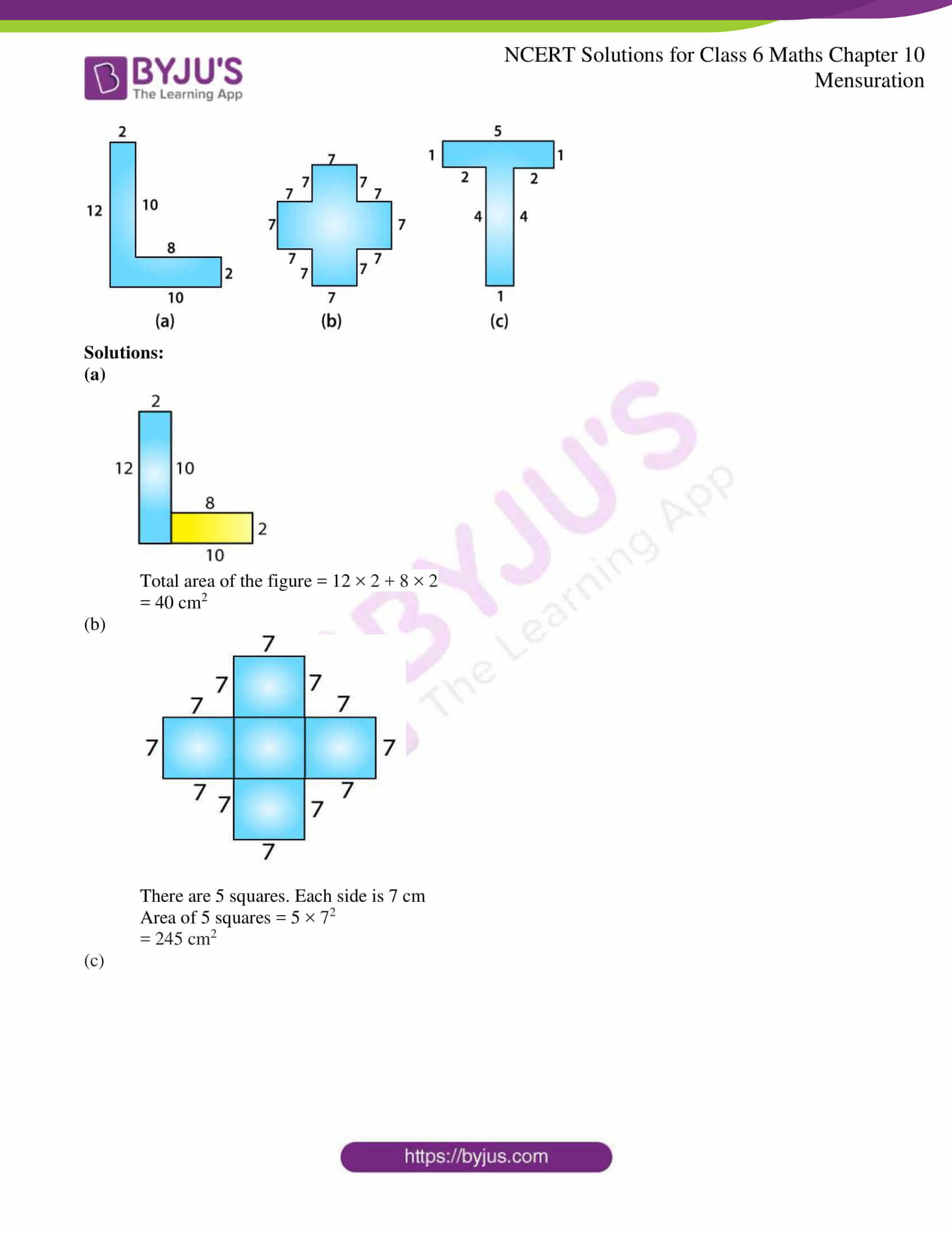 NCERT Solutions Class 6 Maths Chapter 10 Measurement - BYJU'S