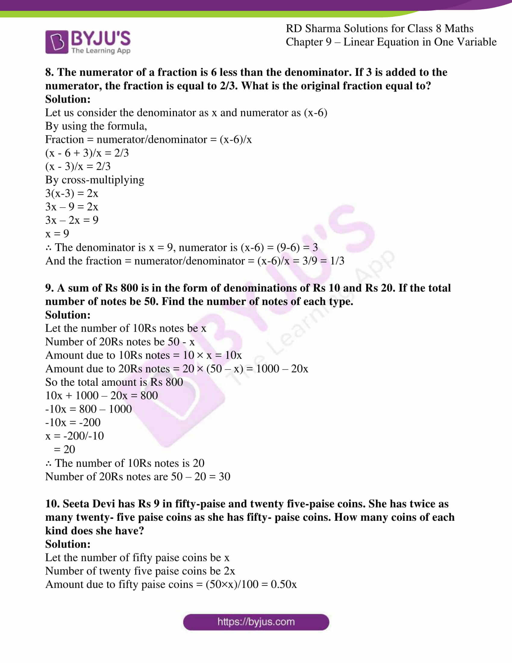 rd-sharma-solutions-for-class-8-chapter-9-linear-equation-in-one