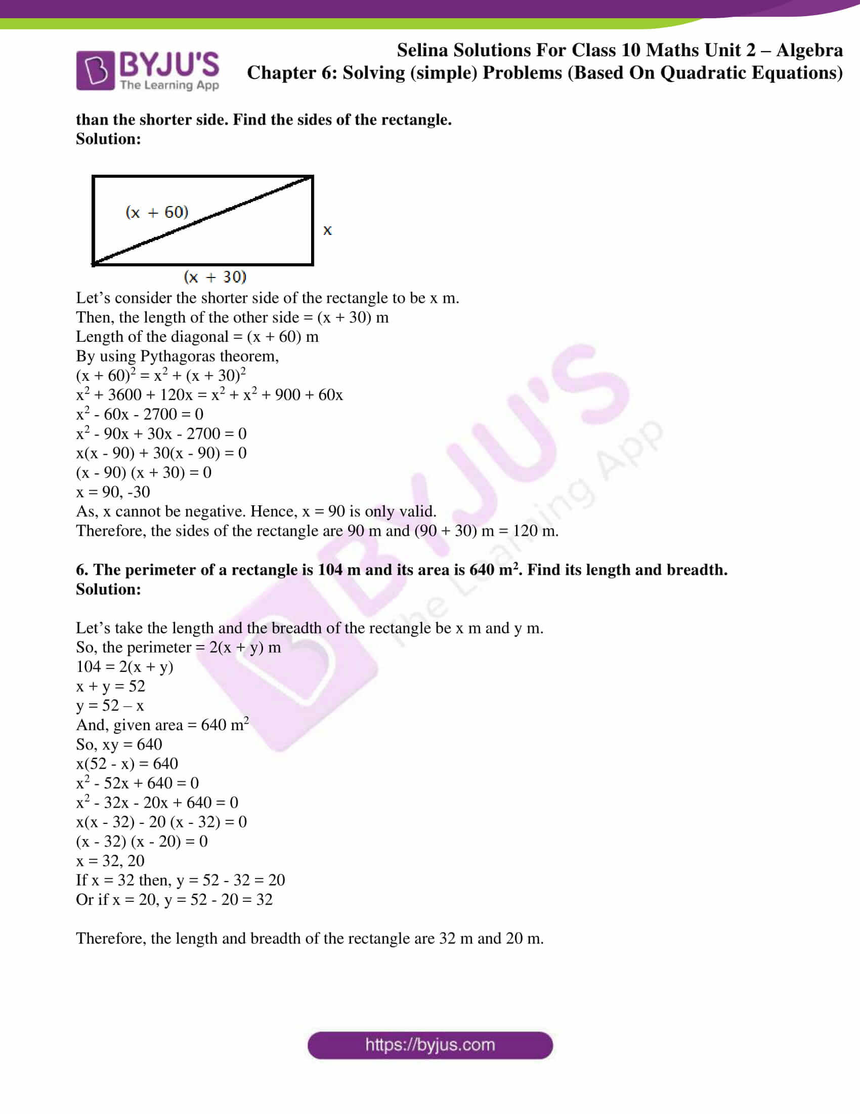 Selina Solution Concise Mathematics Class 10 Chapter 6 Solving simple Selina Solution Concise Mathematics Class 10 Chapter 6 Solving simple