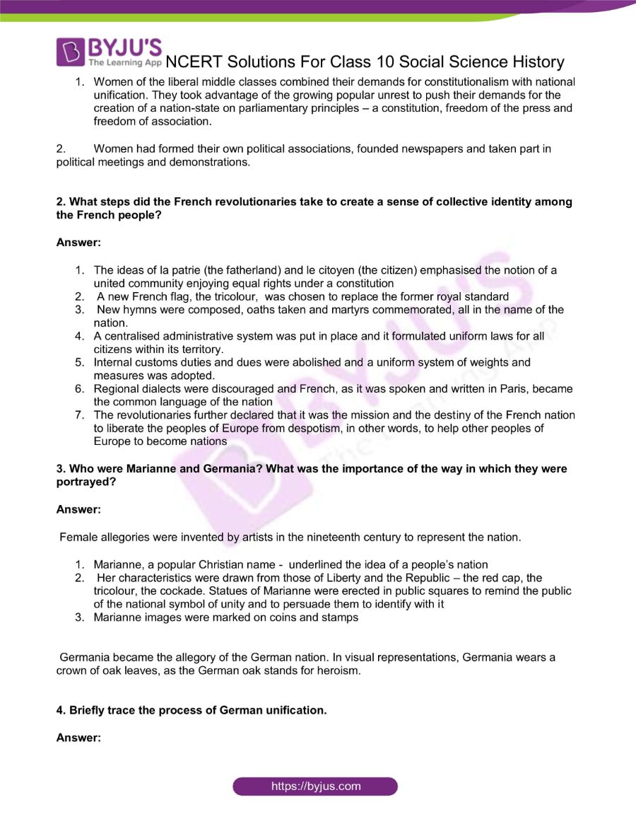 NCERT Solutions For Class 10 History Social Science Chapter 1 Rise Of NCERT Solutions For Class 10 History Social Science Chapter 1 Rise Of