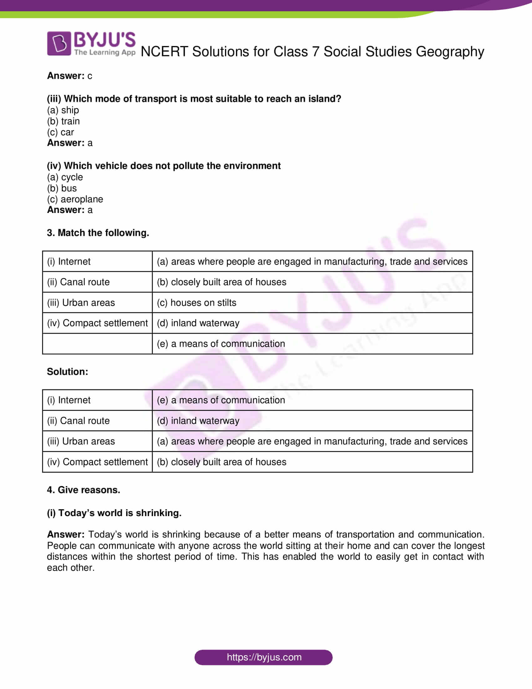 NCERT Solutions For Class 7 Geography Social Science Chapter 7 Human NCERT Solutions For Class 7 Geography Social Science Chapter 7 Human