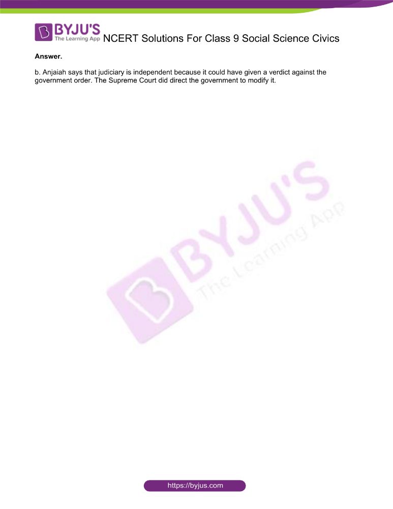 NCERT Solutions for Class 9 Civics Chapter 4 Working of Institutions ...