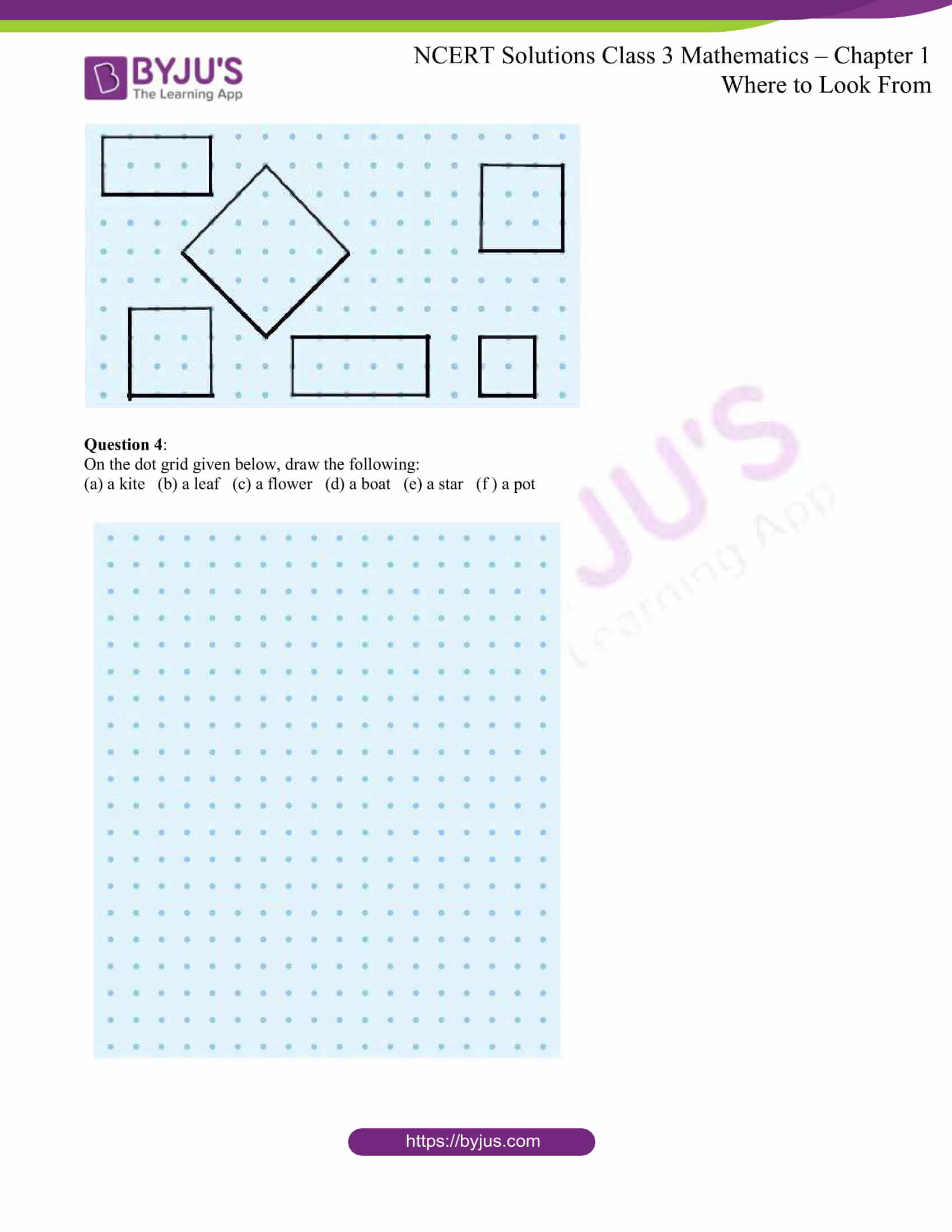 NCERT Solutions Class 3 Maths Chapter 1 Where To Look From PDF Download ncert-solutions-class-3-maths-chapter-1-where-to-look-from-pdf-download