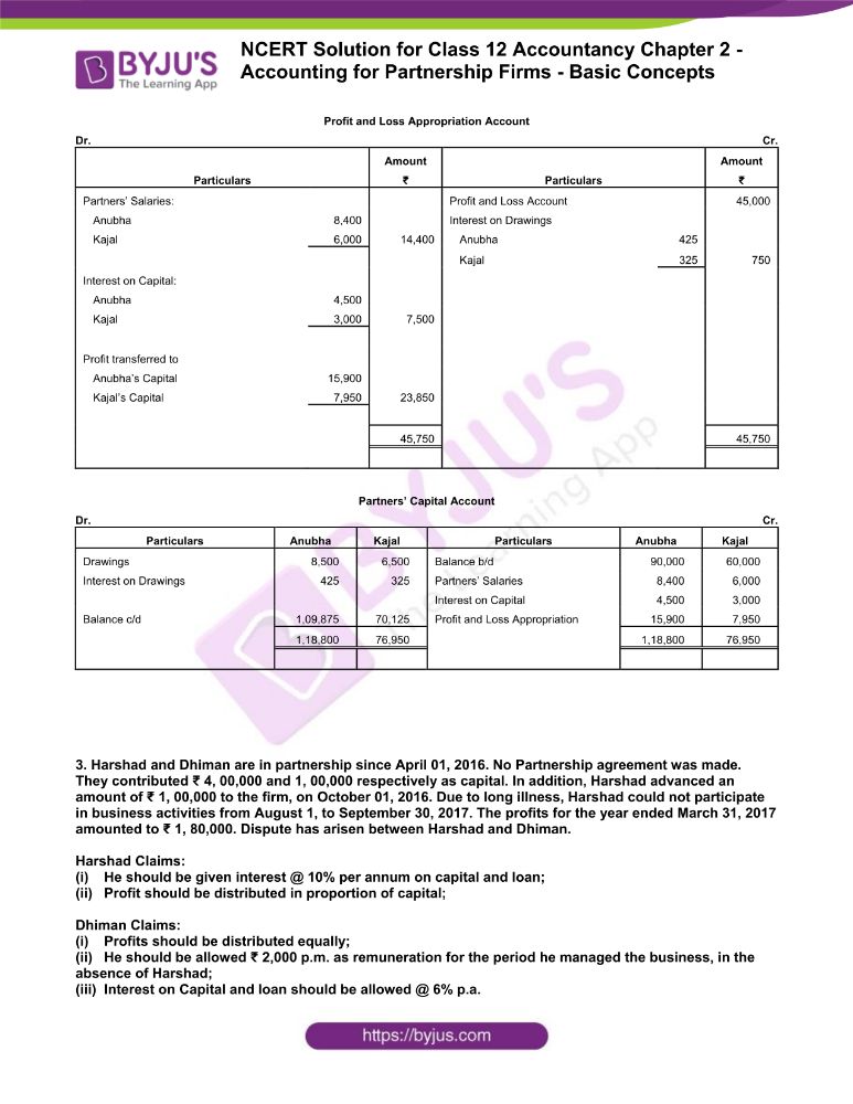 ncert sol class 12 accountancy chapter 2
