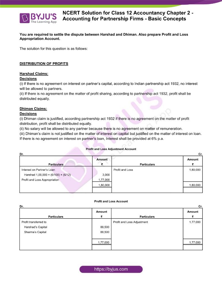 ncert sol class 12 accountancy chapter 2
