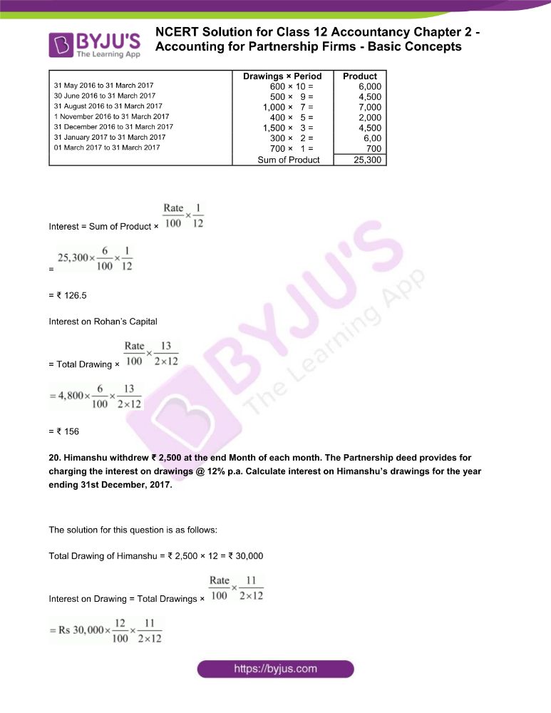 ncert sol class 12 accountancy chapter 2
