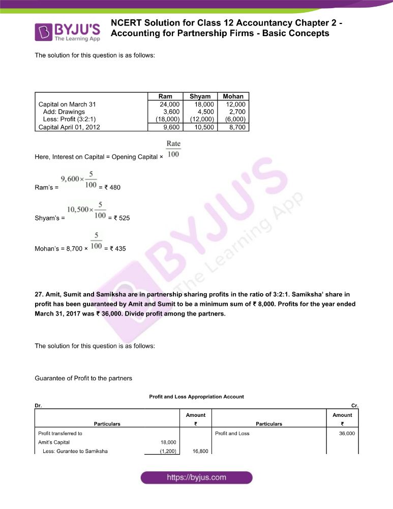 ncert sol class 12 accountancy chapter 2