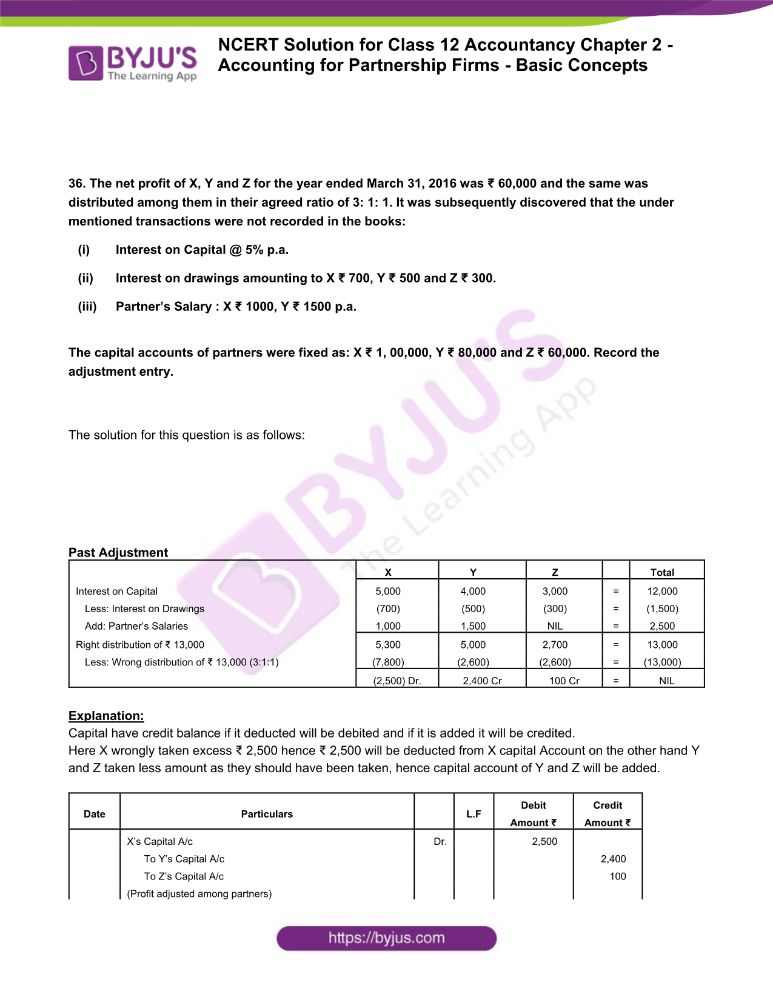 ncert sol class 12 accountancy chapter 2