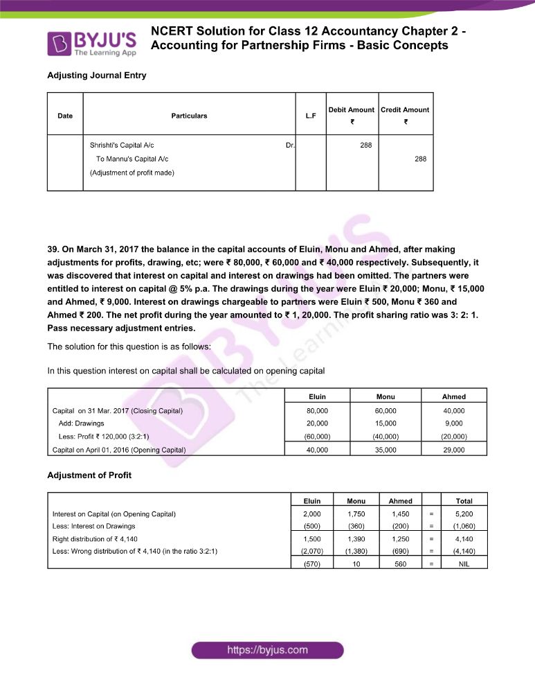 ncert sol class 12 accountancy chapter 2