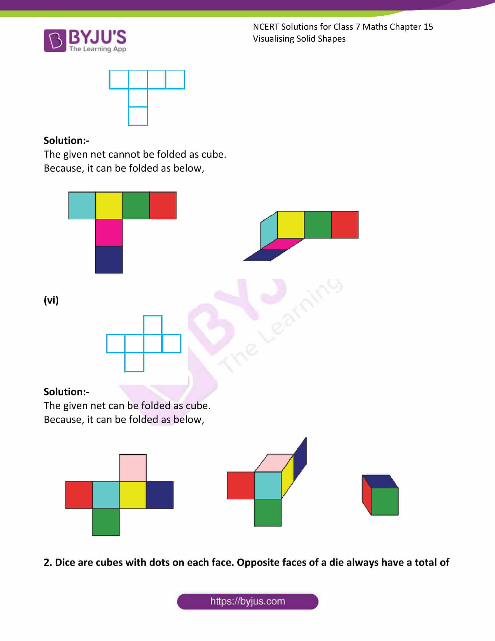 NCERT Solutions For Class 7 Maths Chapter 15 Visualising Solid Shapes ncert-solutions-for-class-7-maths-chapter-15-visualising-solid-shapes