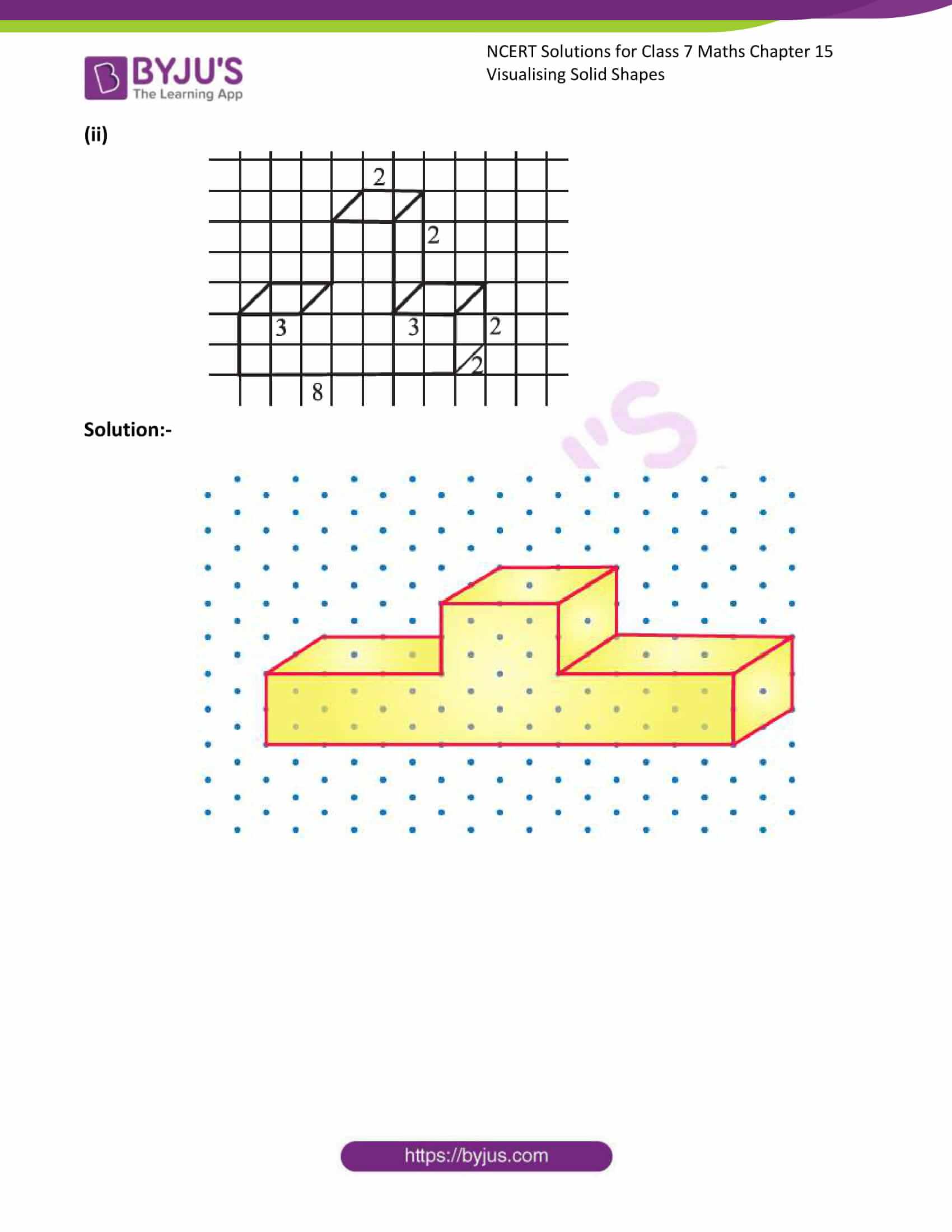 NCERT Solutions for Class 7 Maths Chapter 15 Visualising Solid Shapes ...