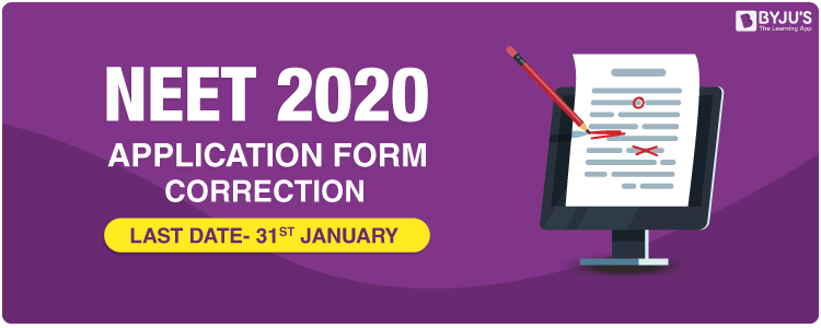 NEET Notification 2020 | 31st January Last Date To Submit Corrected ...