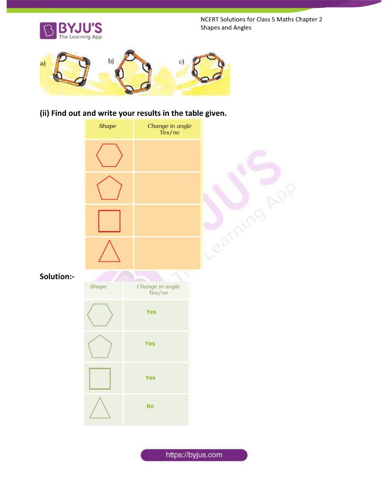 NCERT Solutions Class 5 Maths Chapter 2 Shapes And Angles - Updated For ...
