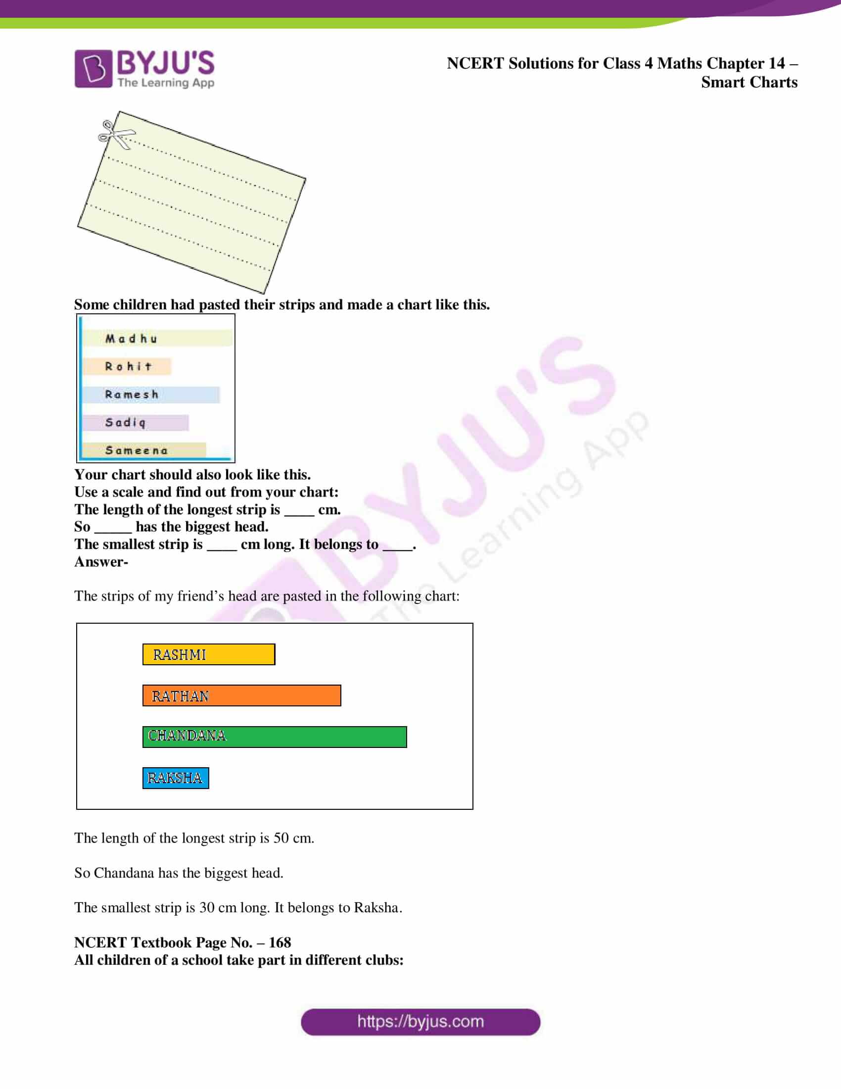 NCERT Solutions Class 4 Maths Chapter 14 Smart Charts - Download Free PDFs NCERT Solutions Class 4 Maths Chapter 14 Smart Charts - Download Free PDFs
