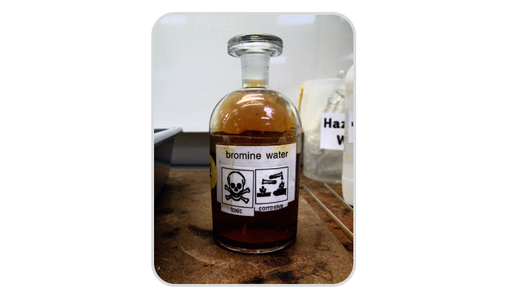 Bromine water test - Preparation of bromine water solution and ...