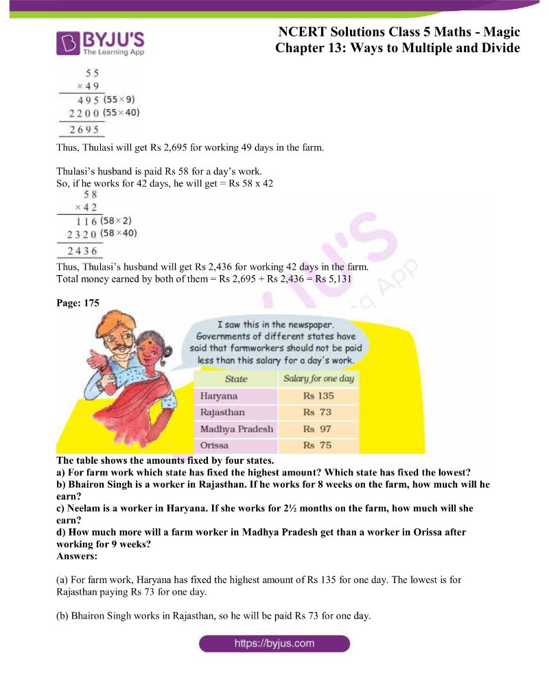 NCERT Solutions Class 5 Maths Chapter 13 Ways To Multiply And Divide ncert-solutions-class-5-maths-chapter-13-ways-to-multiply-and-divide
