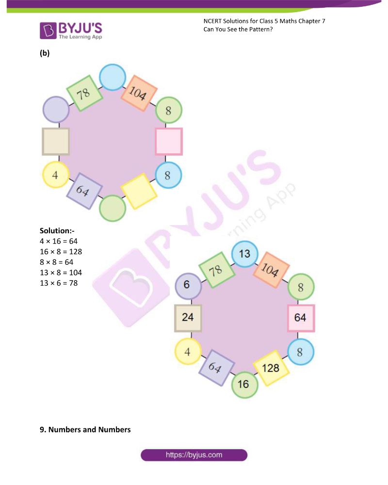 NCERT Solutions For Class 5 Maths Chapter 7 Can You See The Pattern 12