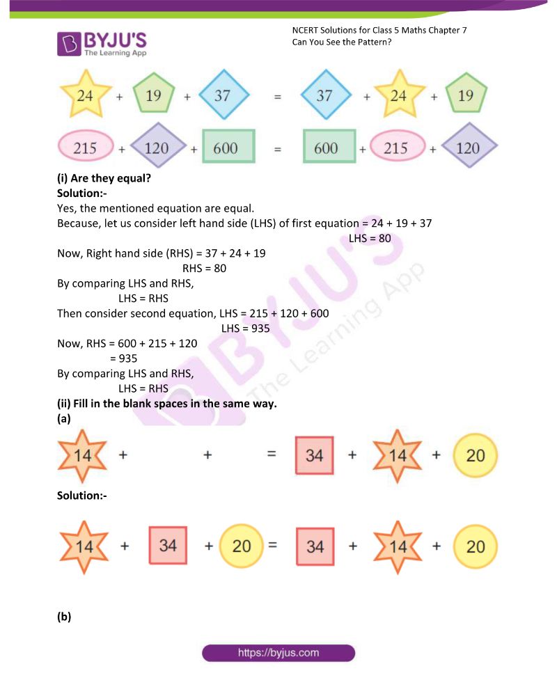 NCERT Solutions For Class 5 Maths Chapter 7 Can You See the Pattern 13