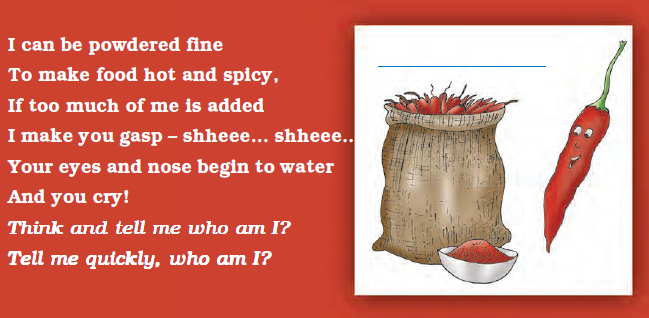 NCERT Solutions Class 4 EVS Chapter 25 Spicy Riddles BYJU S