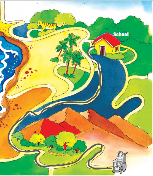 NCERT Solutions Class 4 EVS Chapter 27 Chuskit Goes To School Free 