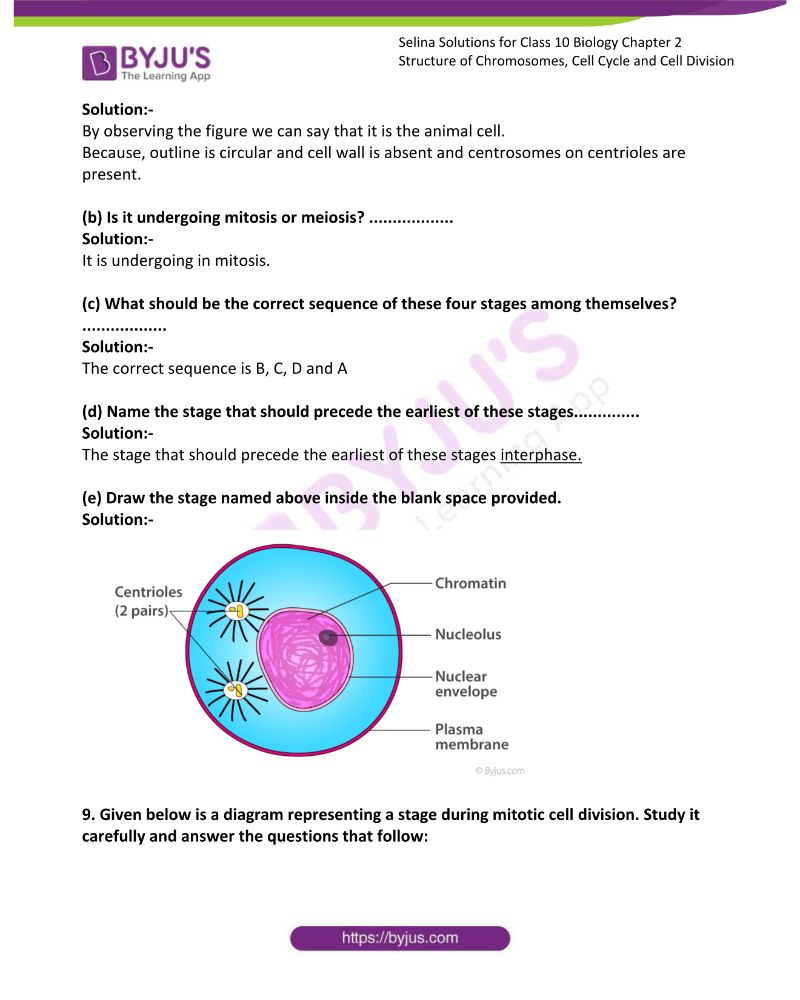 Selina Solutions Concise Biology Class 10 Chapter 2 Structure Of Selina Solutions Concise Biology Class 10 Chapter 2 Structure Of