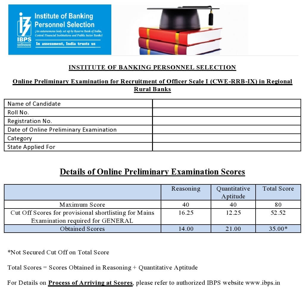 IBPS RRB Officer Scale I Exam Results 2023 Direct Link To Download