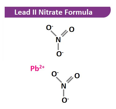 Lead II Nitrate Formula - Chemical Formula, Structural Composition And ...