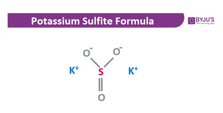 Potassium Sulfite Formula - Chemical Formula, Structure And Properties