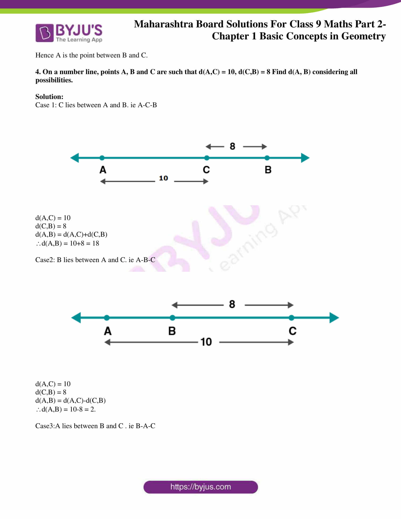 MSBSHSE Solutions For Class 9 Maths Part 2 Chapter 1 Basic Concepts In