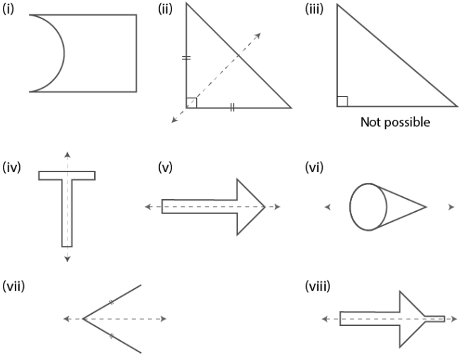 Selina Solutions Concise Maths Class 7 Chapter 17 Symmetry (Including ...