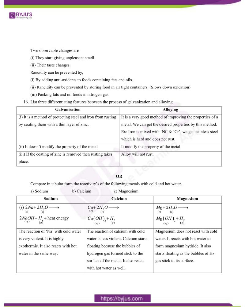 CBSE Class 10 Science Question Papers Solutions 2020 - Access Solution PDF!