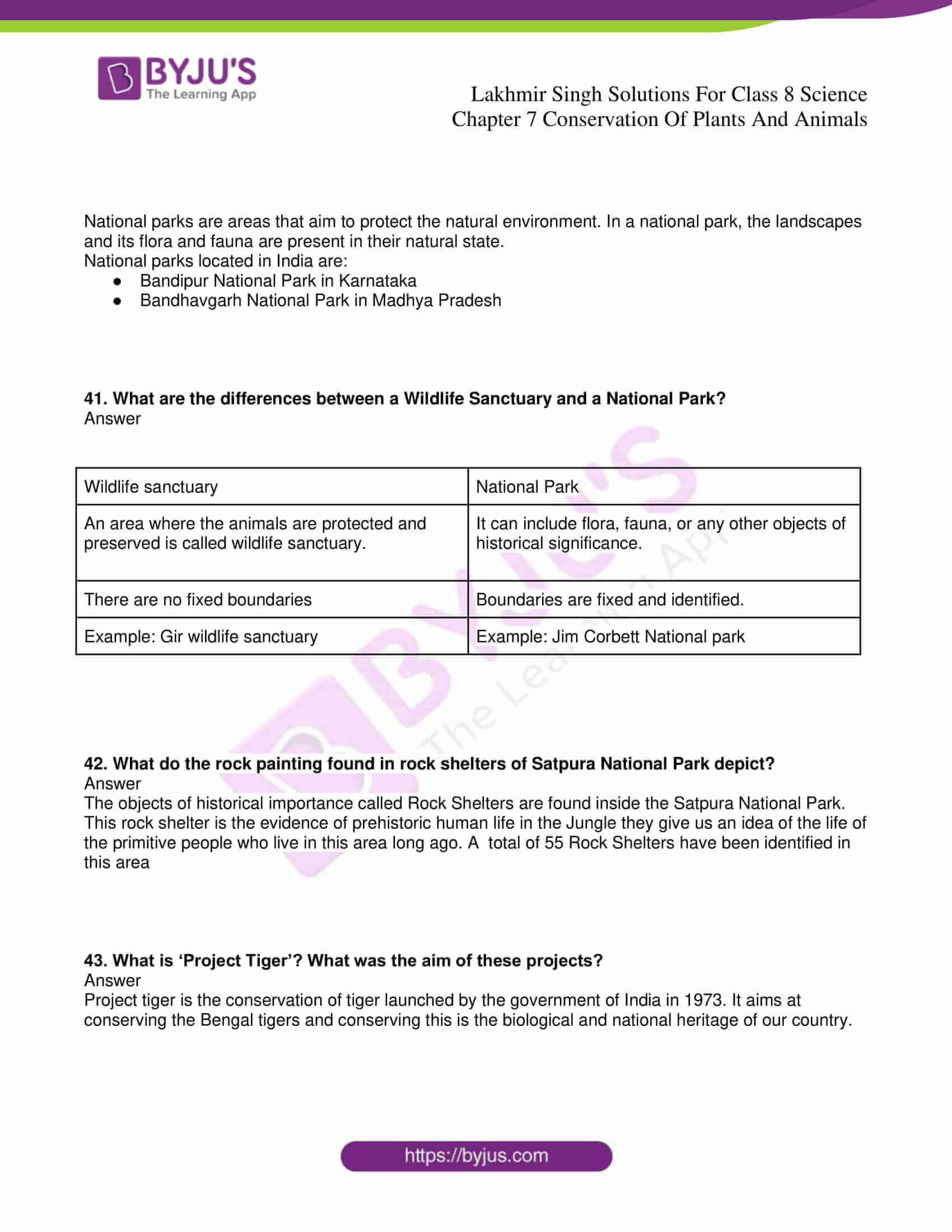 Lakhmir Singh Science Class 8 Solutions For Chapter 7 Conservation Of Lakhmir Singh Science Class 8 Solutions For Chapter 7 Conservation Of