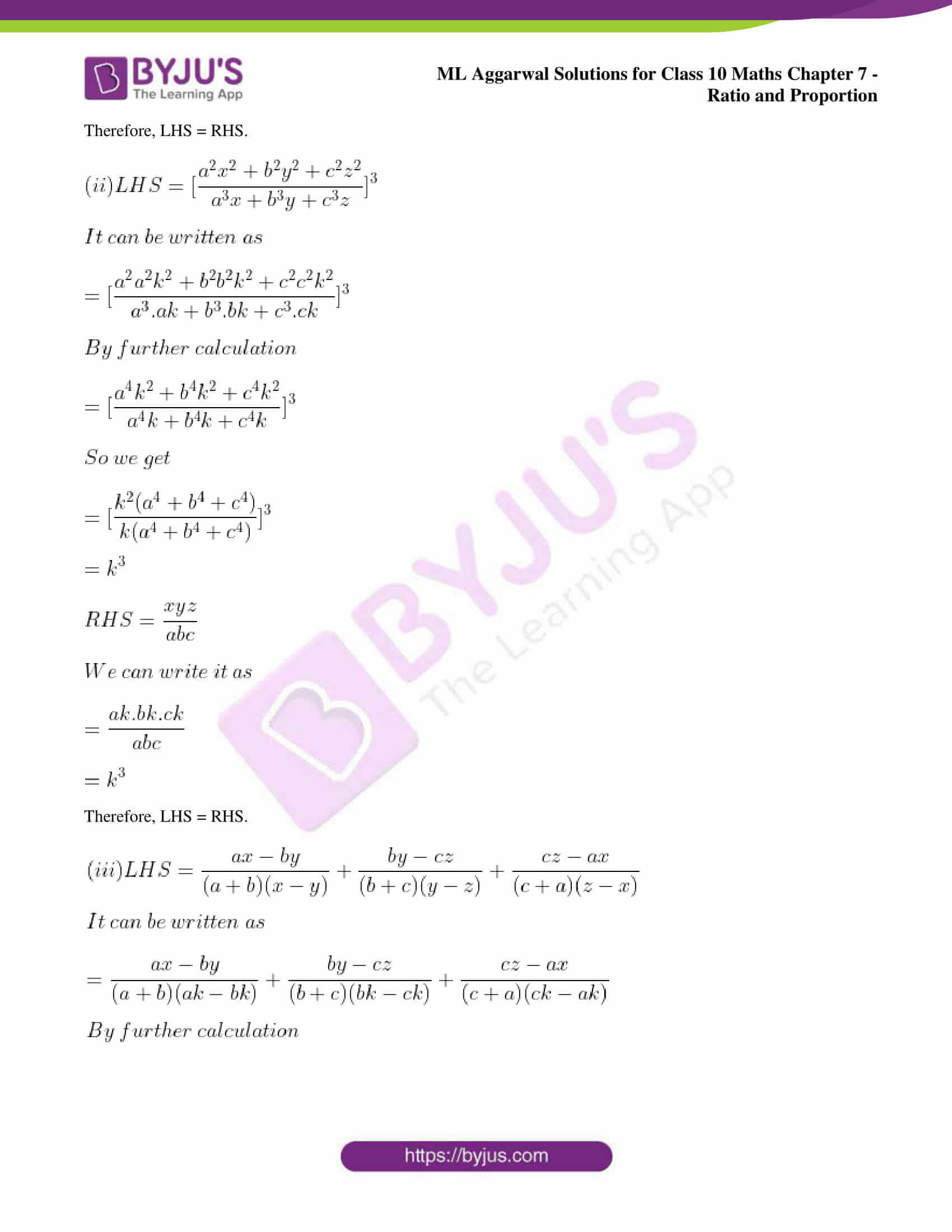 ML Aggarwal Solutions for Class 10 Maths Chapter 7 Ratio and Proportion ...